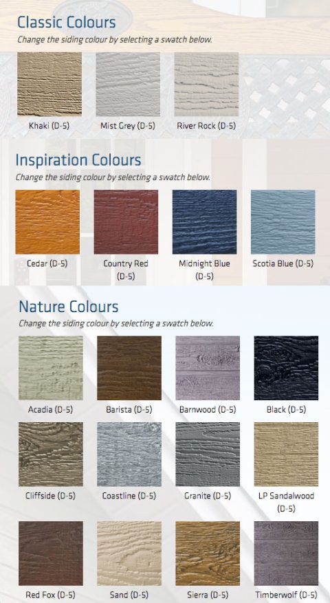 Canexel Colour Chart - Arcan Aluminium