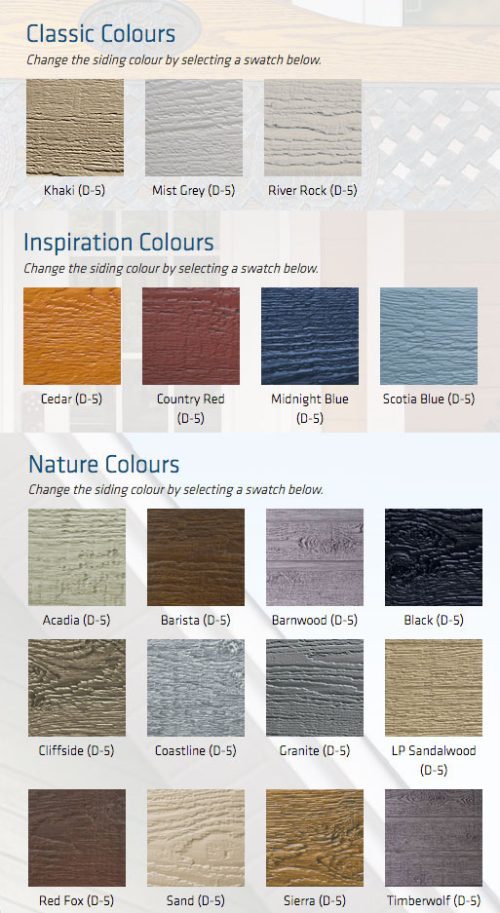 Canexel Colour Chart - Arcan Aluminium