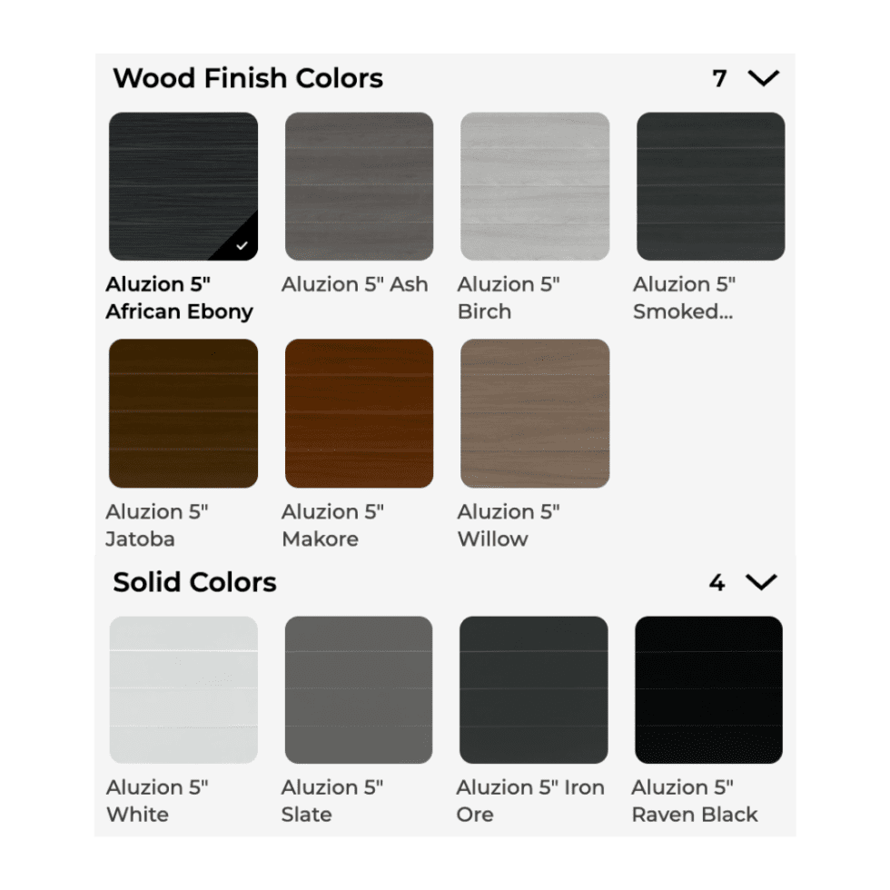 ALUZION Wood Look Aluminum Cladding | Arcan Aluminium